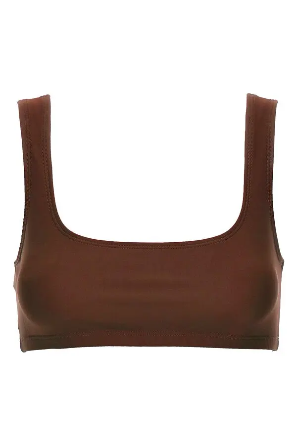 Andamane Hollywood Lycra Top - Brown