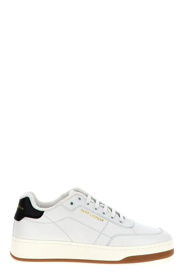 Saint Laurent Sl/61 Leather Sneakers