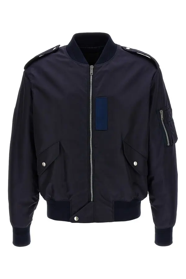Givenchy Marine Bomber Jacket - Blue