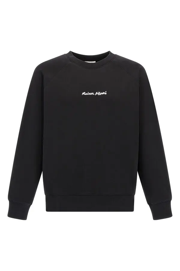 Maison Kitsuné Logo Embroidery Sweatshirt