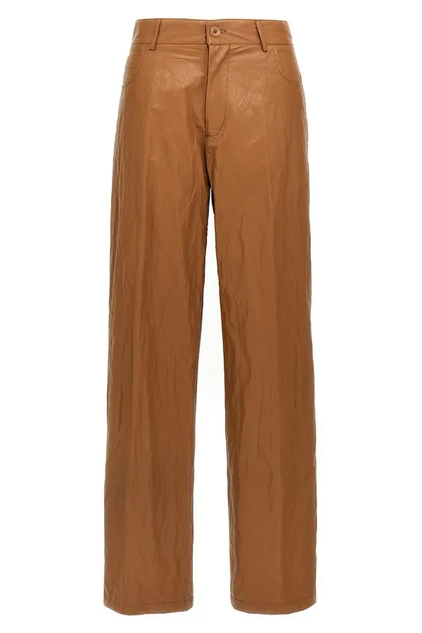 NUDE Leather-effect Pants