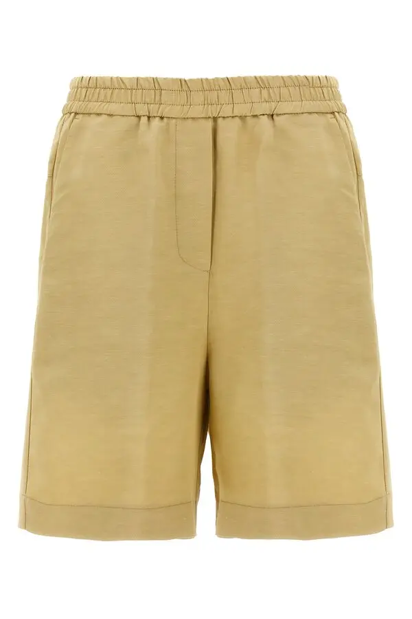 NUDE Linen Bermuda Shorts