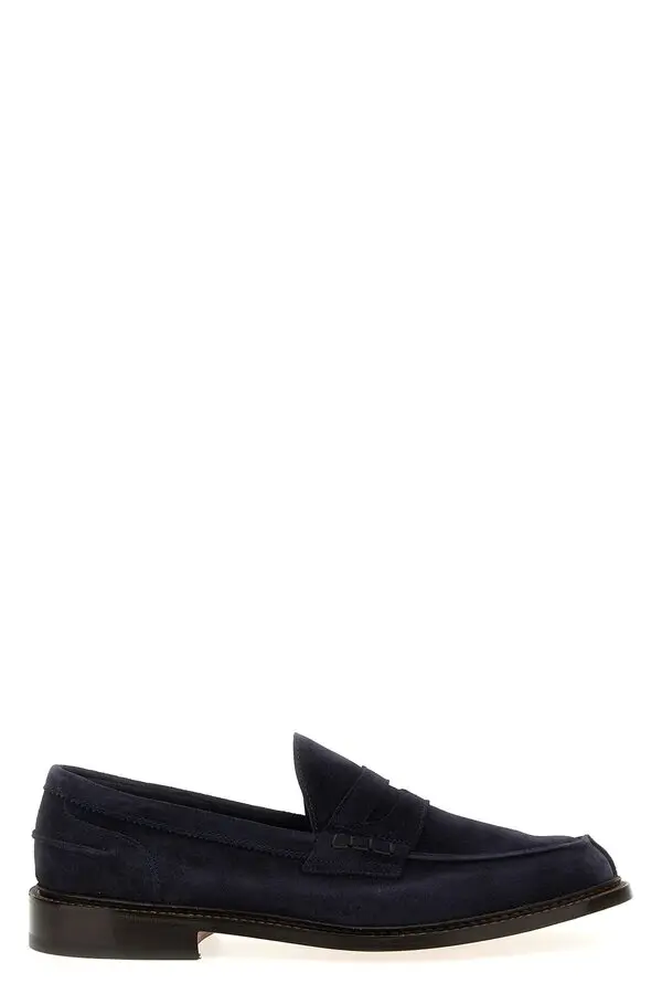TRICKER'S Adam Suede Loafers - Blue