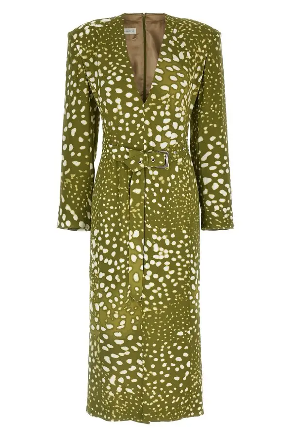 Dries Van Noten Dohana Printed Viscose Dress