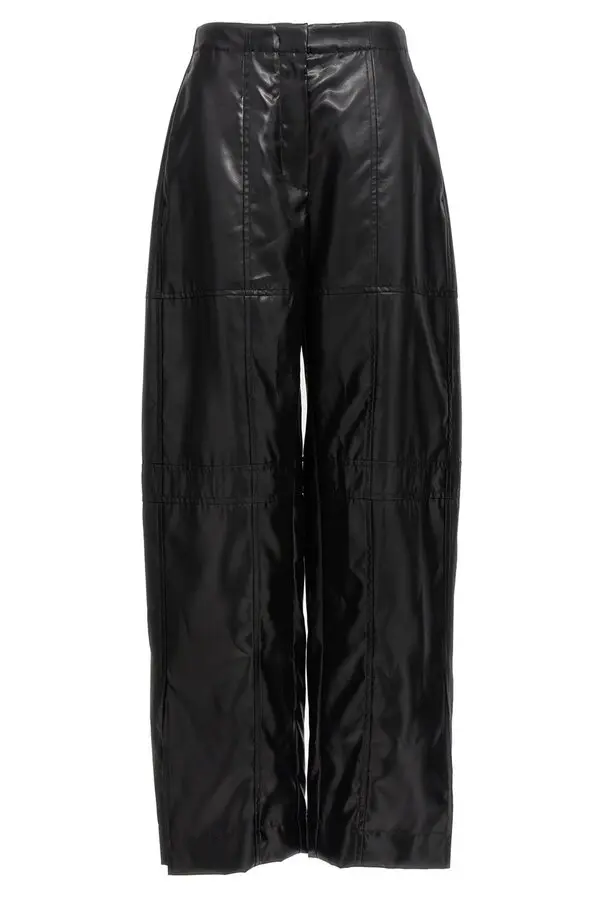 JIL SANDER Coated Cupro Trousers