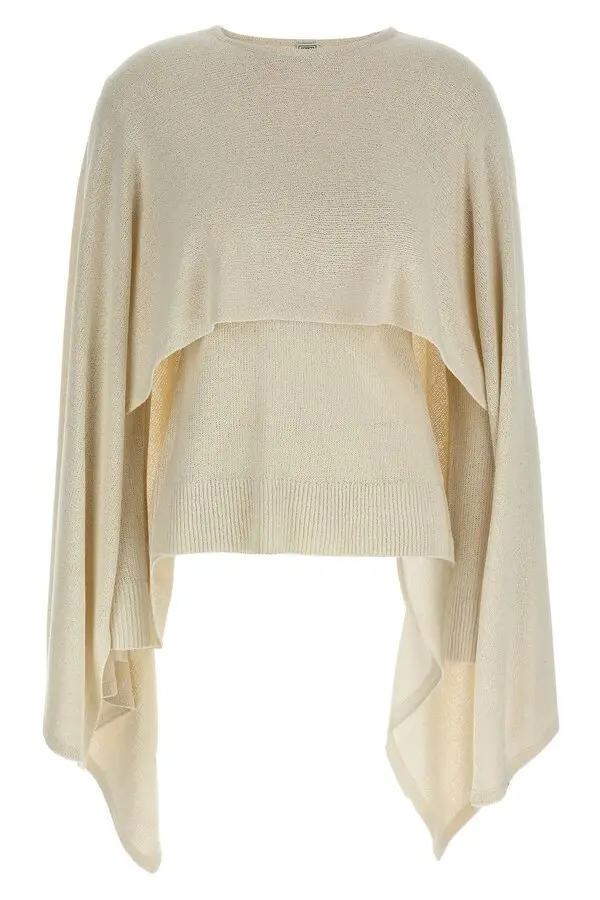 TOTEME Silk Cape Sweater