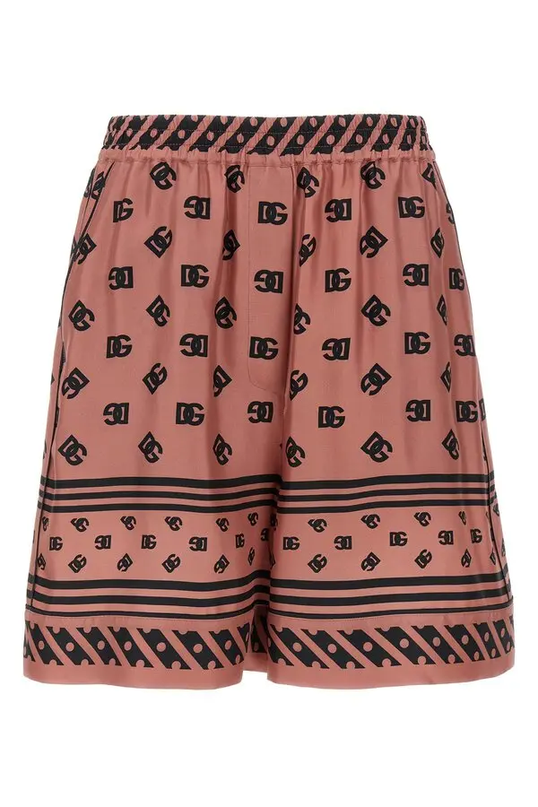 Dolce & Gabbana Silk Bermuda Shorts