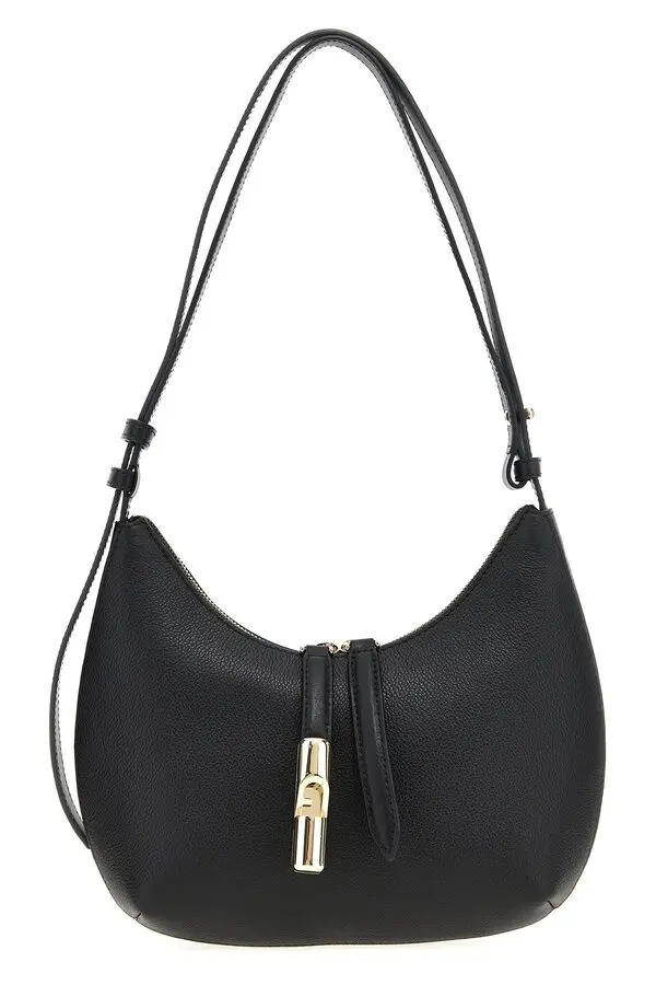 Furla Goccia Small Shoulder Bag - Black