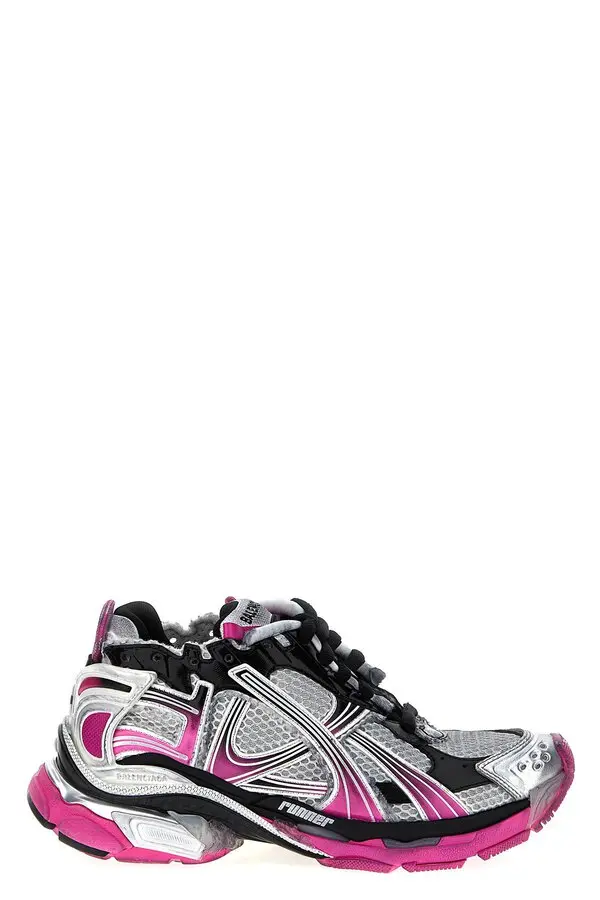 Balenciaga Runner Gradient Mesh Sneakers - Pink
