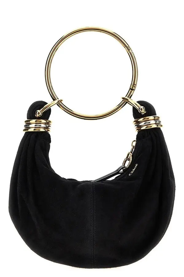 Chloé Bracelet Hobo Handbag - Black