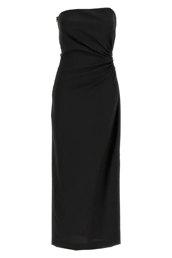 Max Mara Silva Wool-blend Long Dress