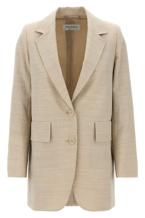 Max Mara Acacia1234 Wool Canvas Blazer
