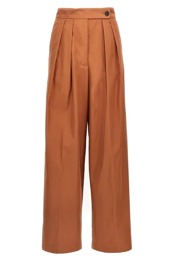 Dries Van Noten Pamplona Cotton Trousers - Brown
