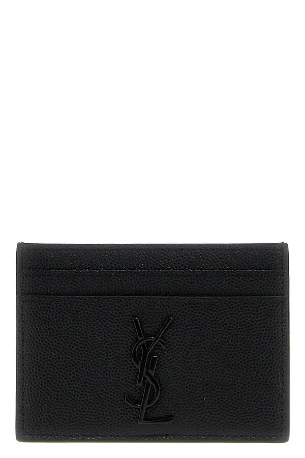 Saint Laurent Monogramme' Cardholder - Black