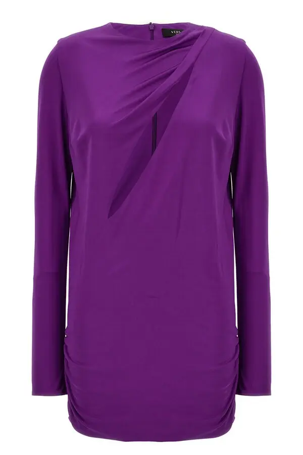 Versace Cut Out Jersey Dress