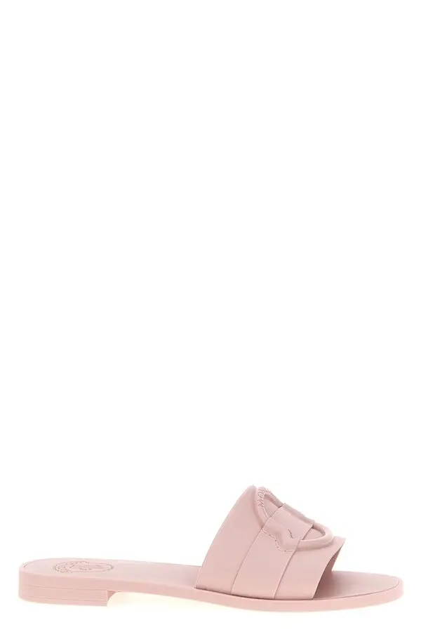 Moncler Mon Slides - Pink