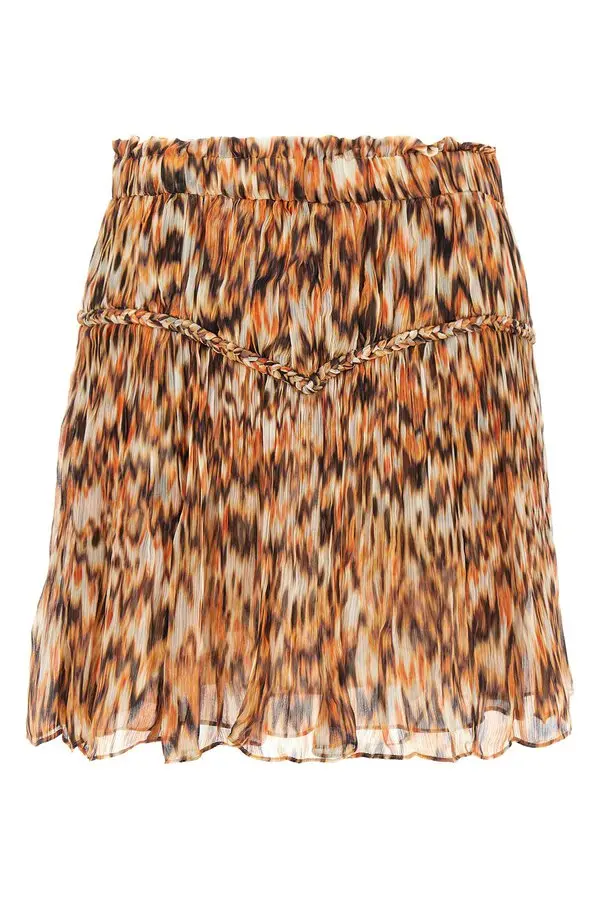 Isabel Marant Étoile Roumi Silk Mini Skirt - Orange