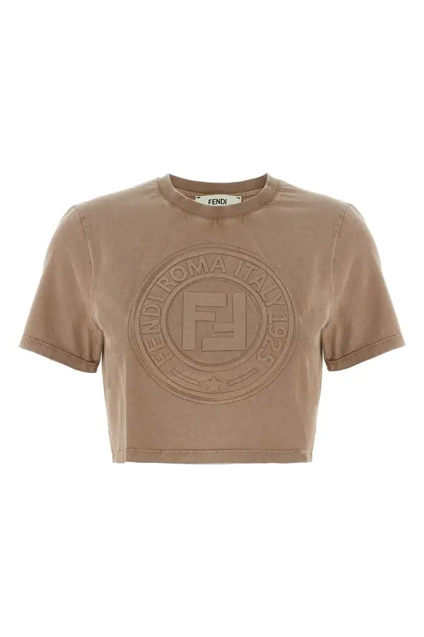 Fendi Cotton 3d Roma T-shirt