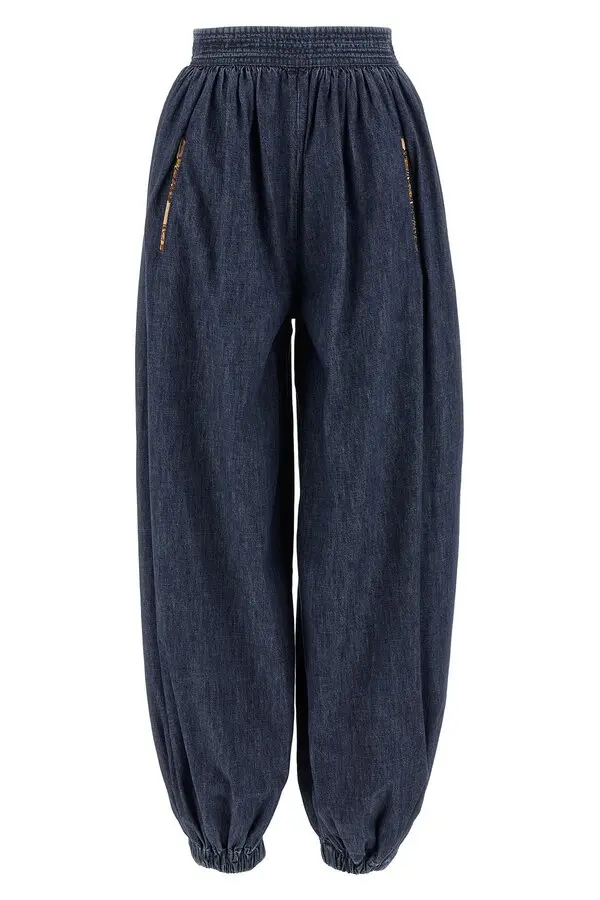 Valentino Garavani Denim Chambray Pants