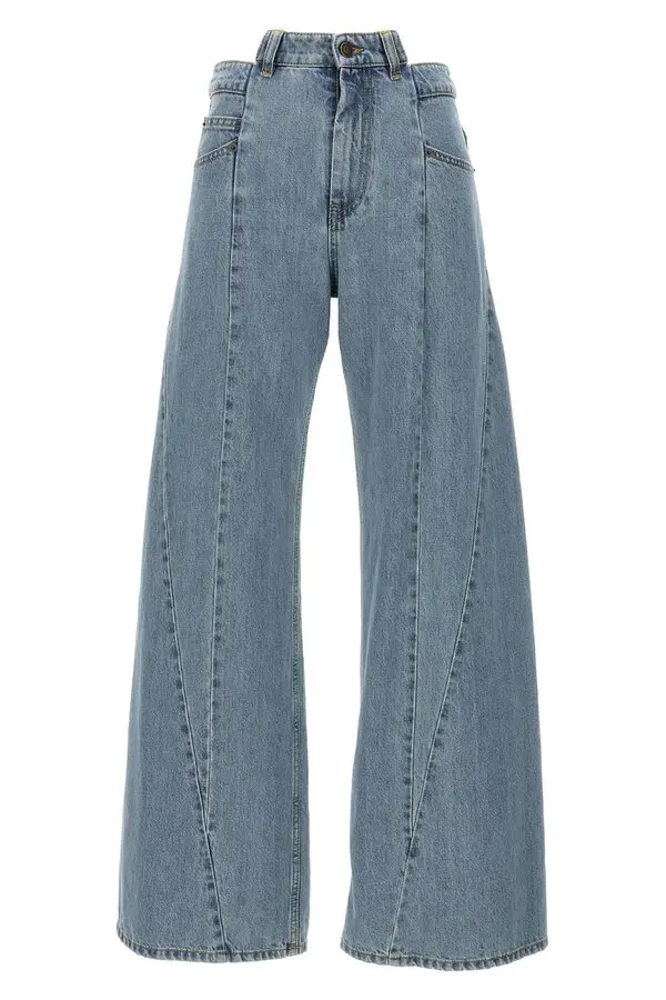 MAISON MARGIELA Asymmetrical Waist Denim Jeans
