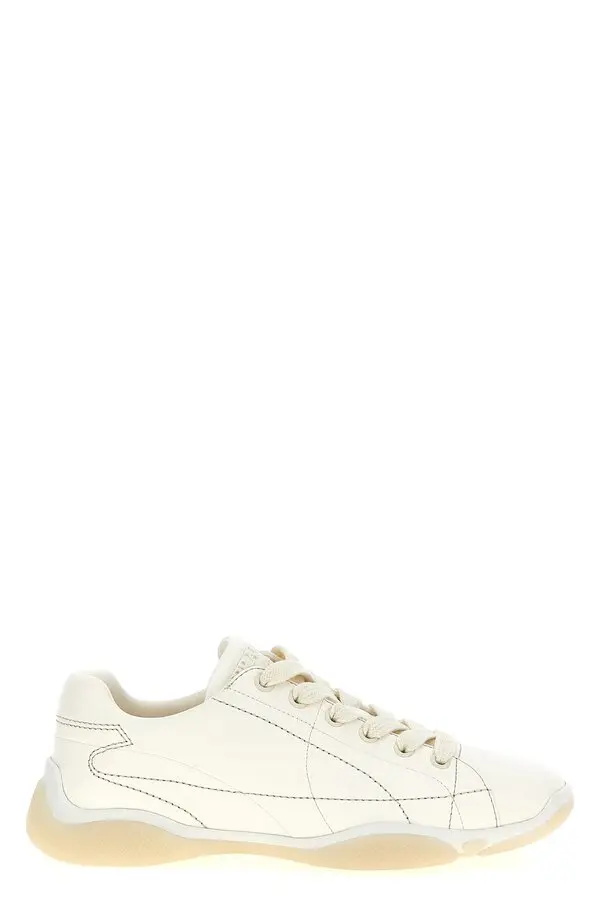 Prada Nappa Leather Sneakers - White