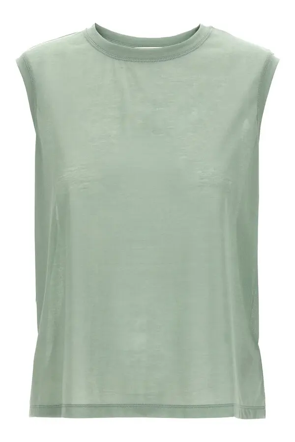 Victoria Beckham Logo Embroidery Top