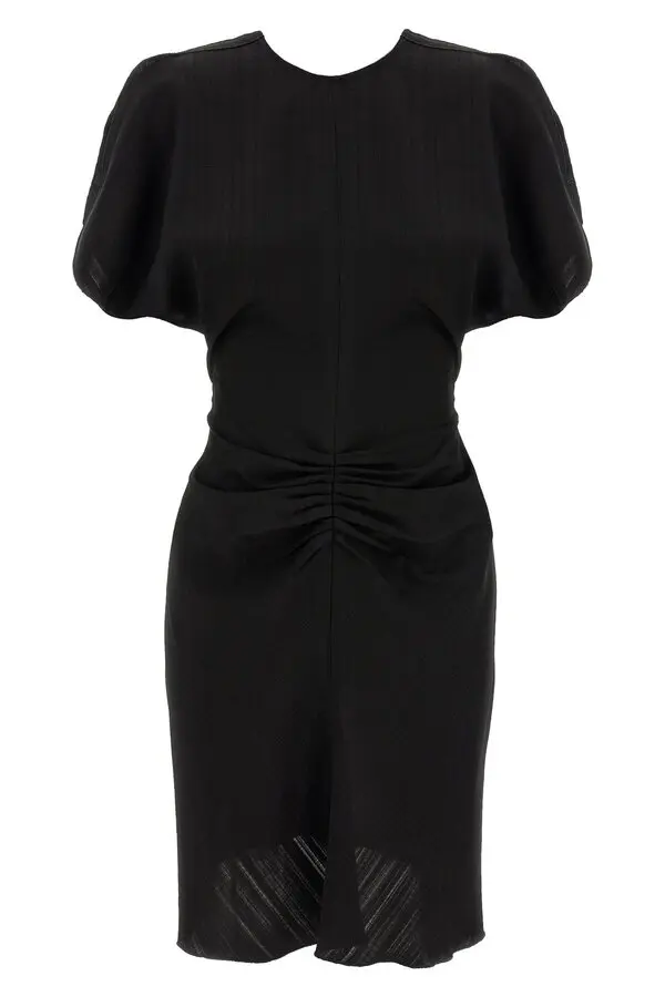 Victoria Beckham Gathered Waist Mini Dress