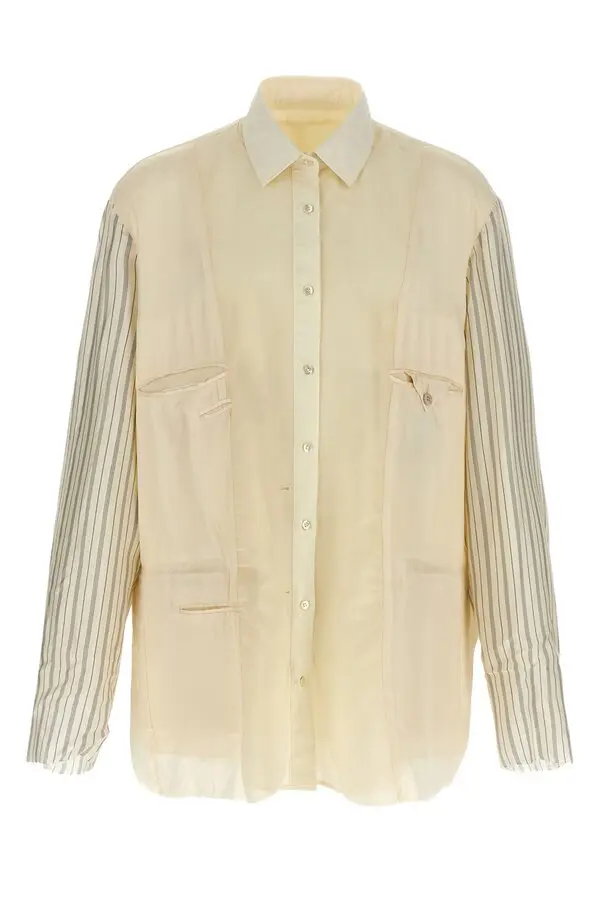 MAISON MARGIELA Anonymity Of The Lining' Bi-material Mohair Blend Jacket