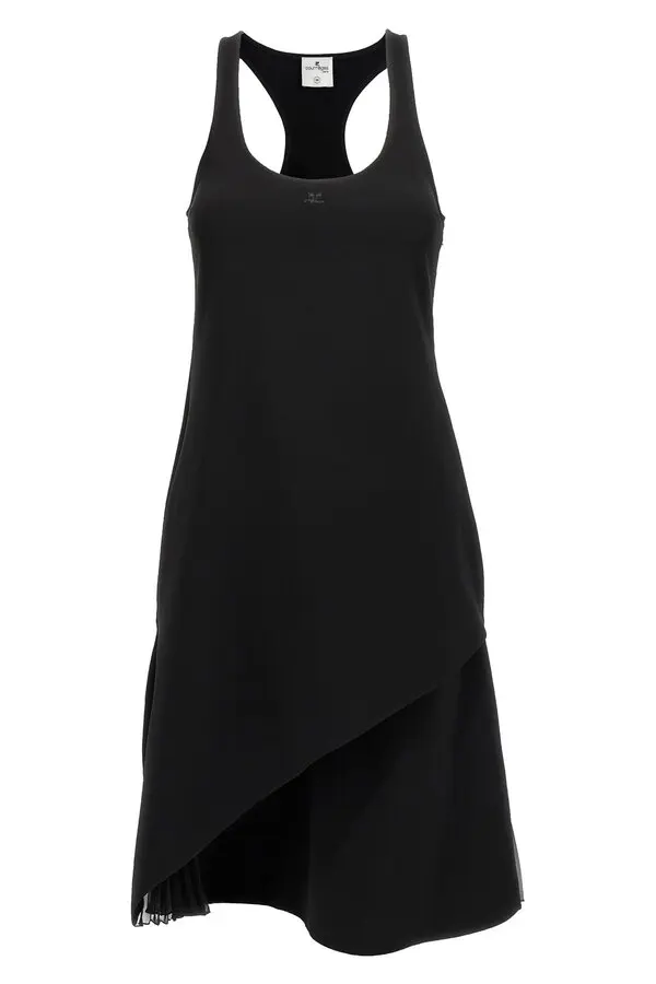 COURREGES Infinity Pleats A-line Dress