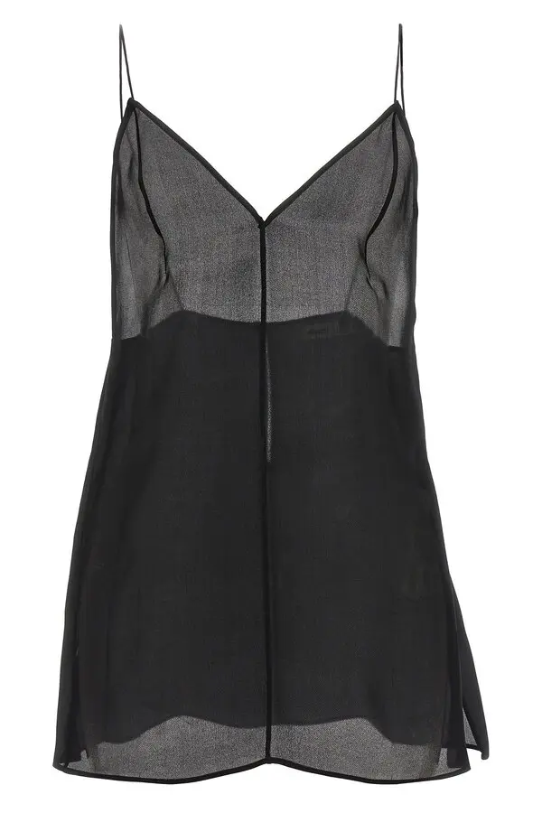 Khaite Talsie Silk Organza Top