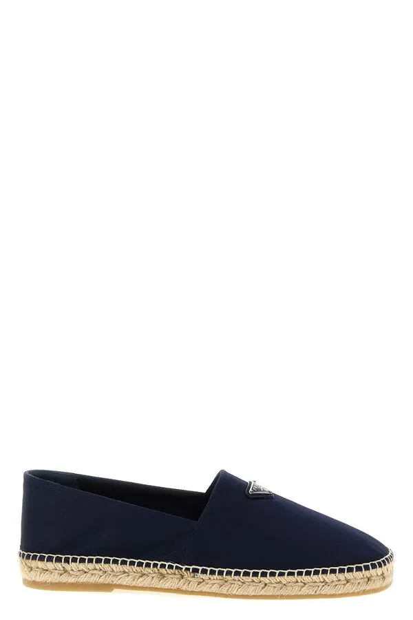 Prada Logo Tringolo Espadrilles