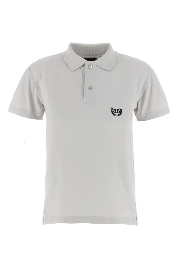 Balenciaga Laurel Classic' Polo Shirt - Gray