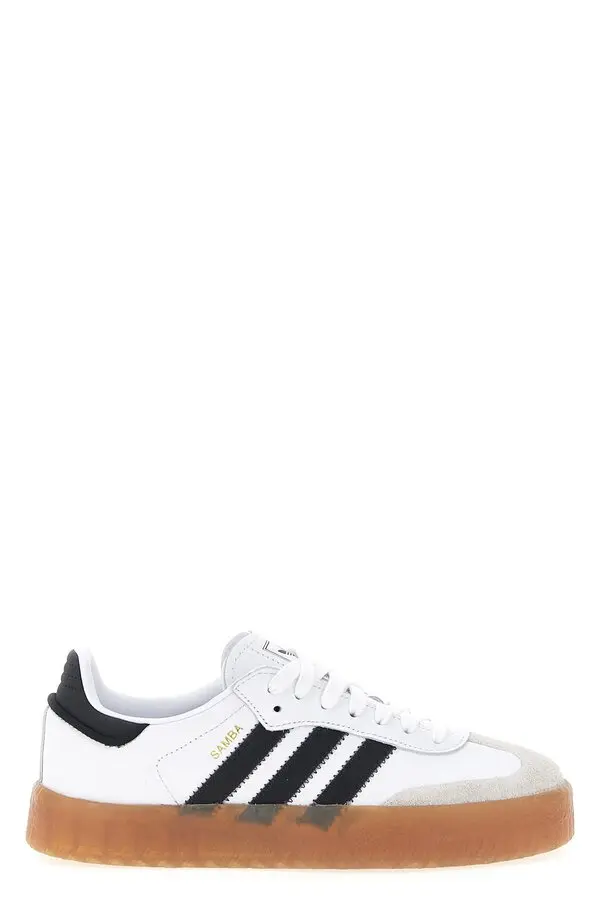 ADIDAS ORIGINALS Sambae Leather Sneakers - White/black