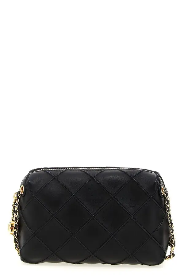 Tory Burch Fleming' Small Crossbody Bag - Black