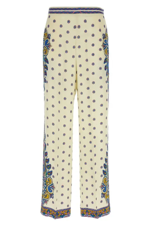 Etro Silk Blend Palazzo Pants