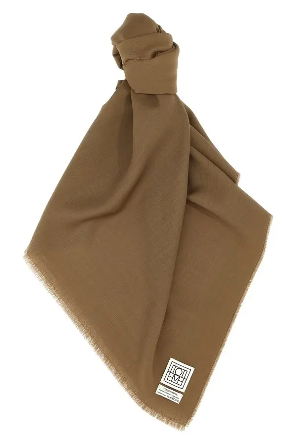 TOTEME Wool Scarf - Brown