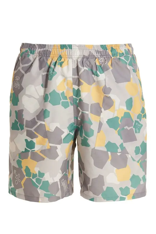 OBJECTS IV LIFE Printed Beach Shorts - Multi