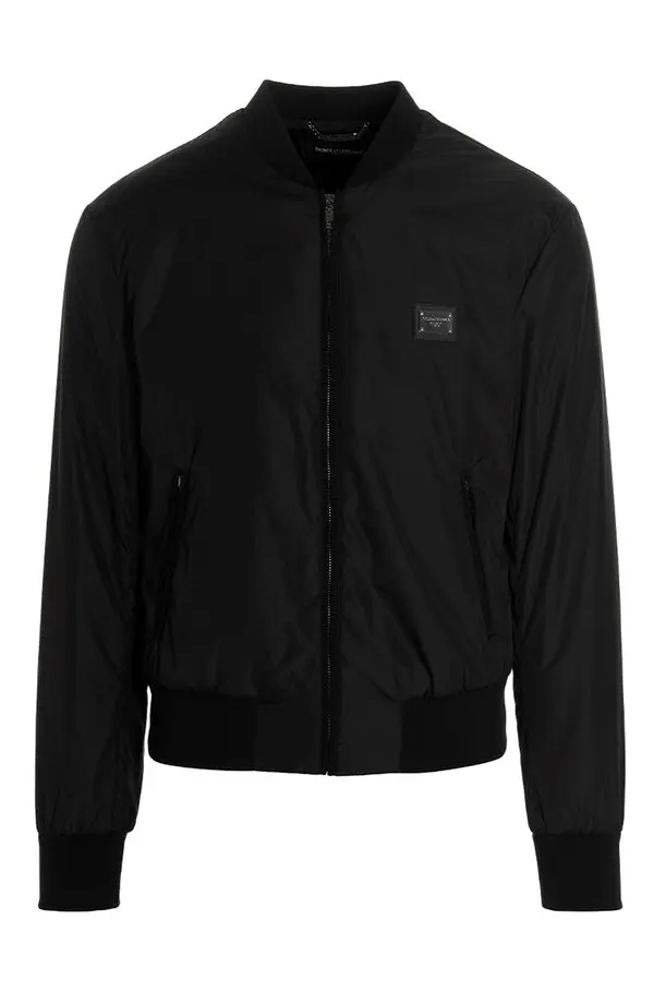 Dolce & Gabbana Bomber 'dg Essential - Black