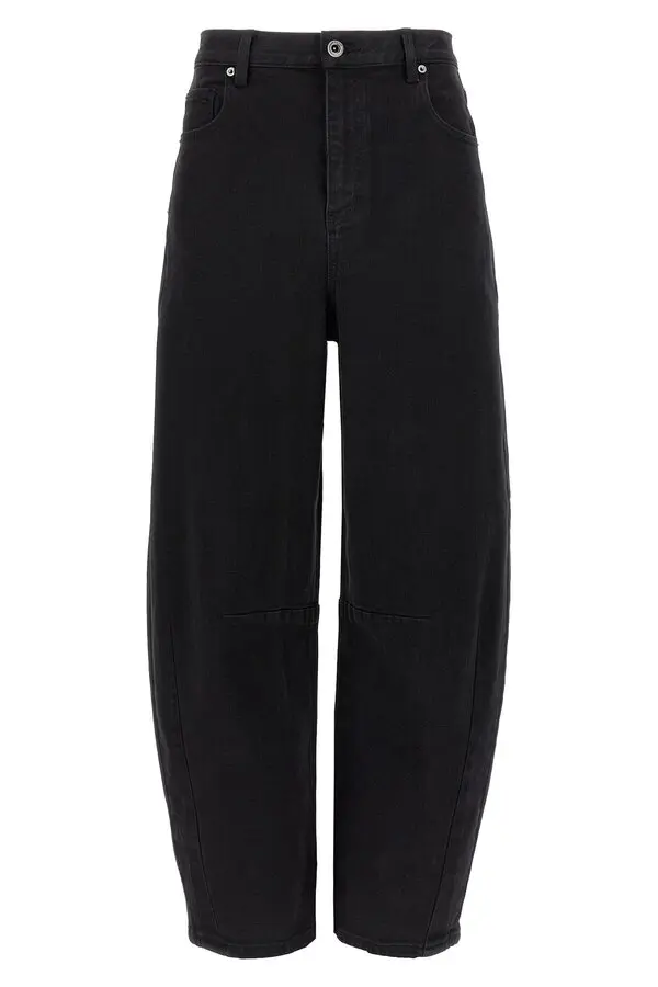 SELF-PORTRAIT Barrel Leg Denim Jeans