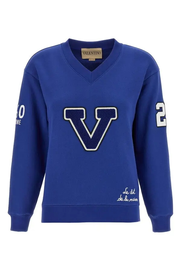 Valentino Garavani Chat De La Maison Sweatshirt - Blue