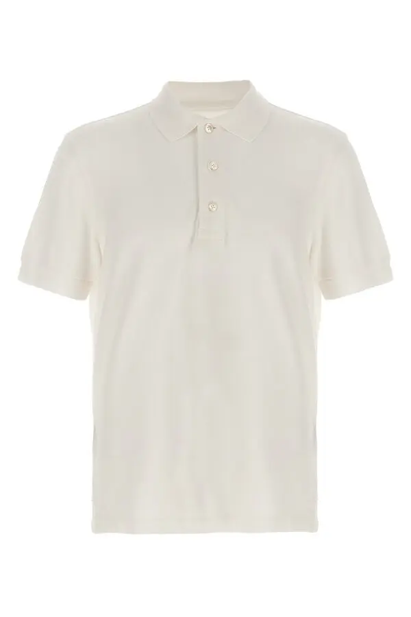 TOM FORD Piqué Polo Shirt - White
