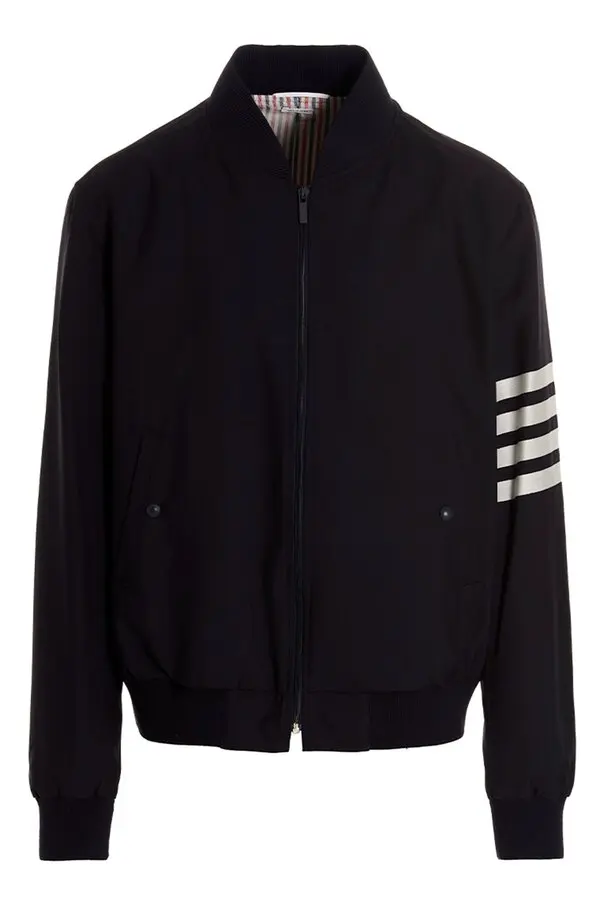 Thom Browne Bomber '4 Bar - Blue