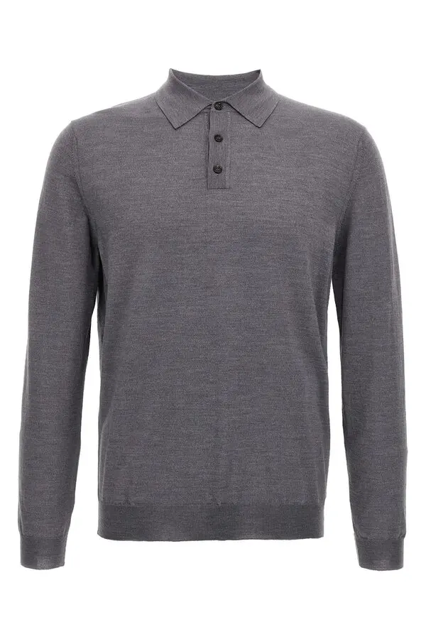 ZANONE Virgin Wool Polo Shirt