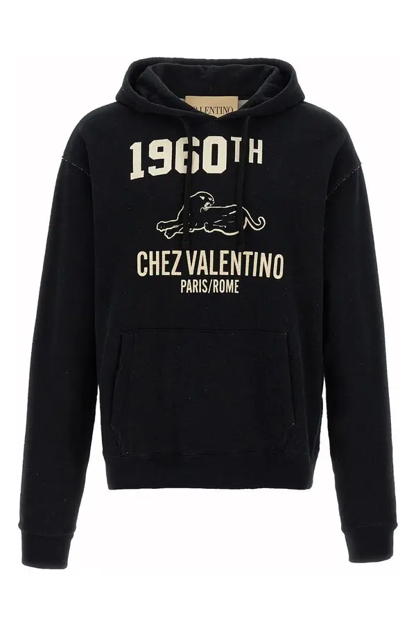 Valentino Garavani Printed Hoodie - Black