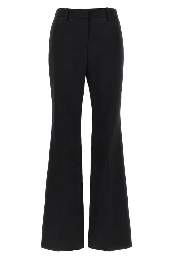 Magda Butrym Cotton And Silk Blend Straight Leg Pants