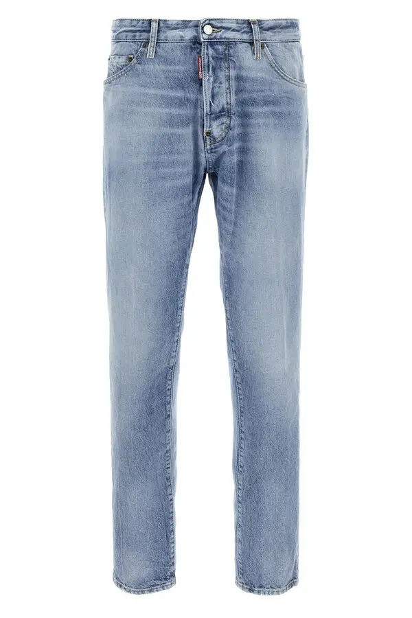 Dsquared2 Cool Guy Stonewashed Cotton Denim Jeans