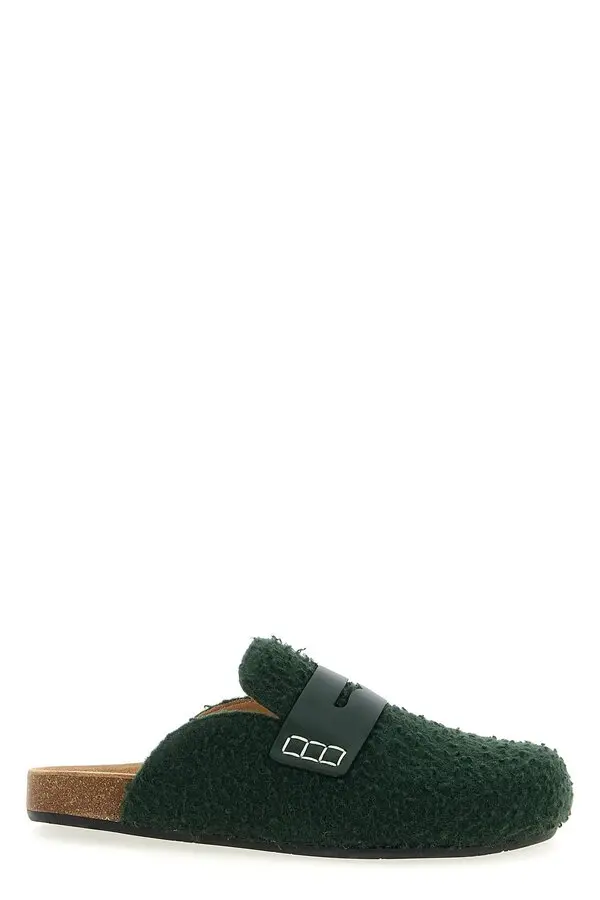 J.W.ANDERSON Felt Loafer Mules