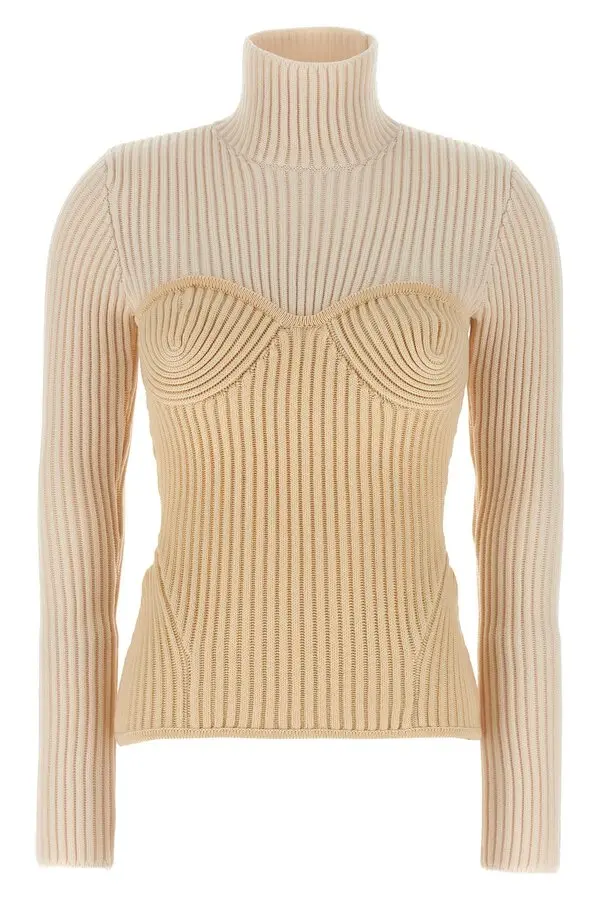 JEAN PAUL GAULTIER Trompe L'oeil Corset Sweater