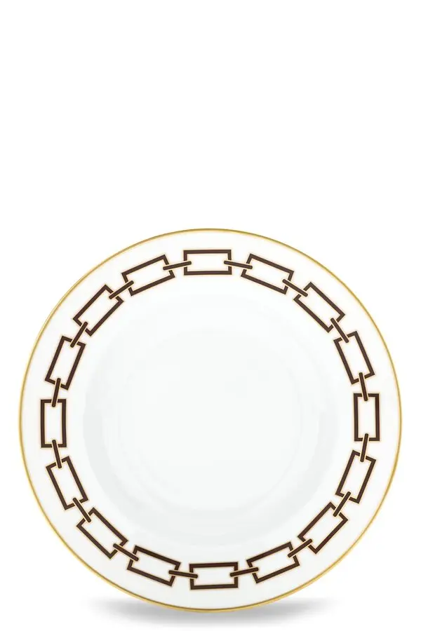 GINORI 1735 Soup Plate 'catene' ⌀ 24,5 Cm - Brown