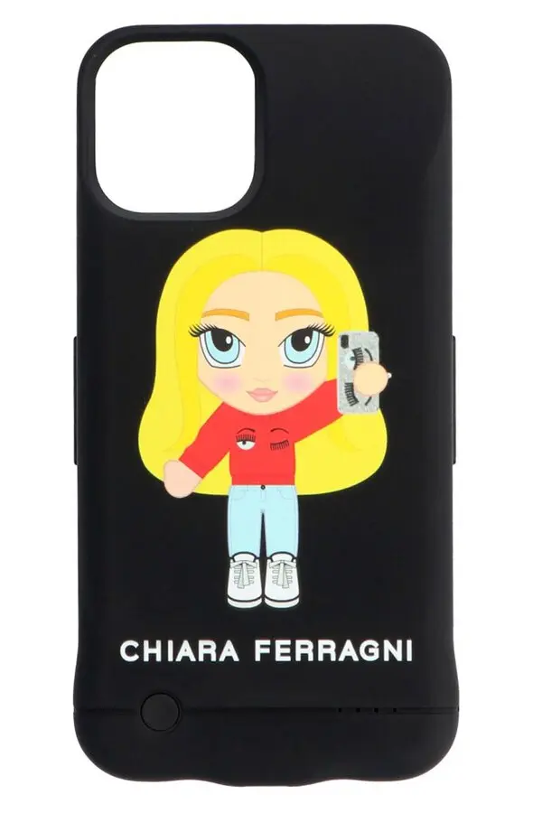 CHIARA FERRAGNI BRAND Cf Mascotte' I-phone 11 Pro Battery Case - Black